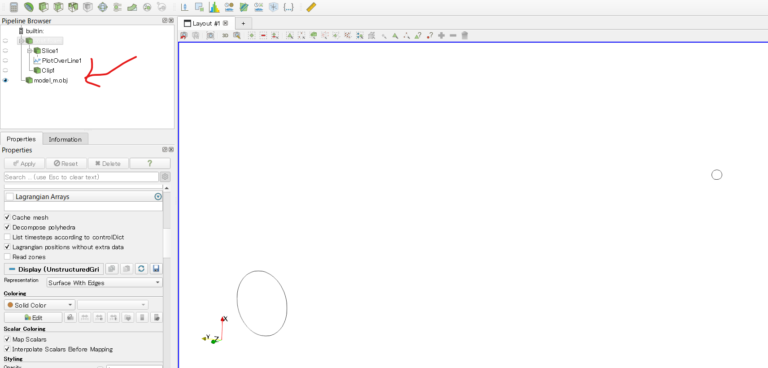 【OpenFOAM(円筒内の流れ)】snappyHexMeshでメッシュ作成(2)｜宇宙に入ったカマキリ