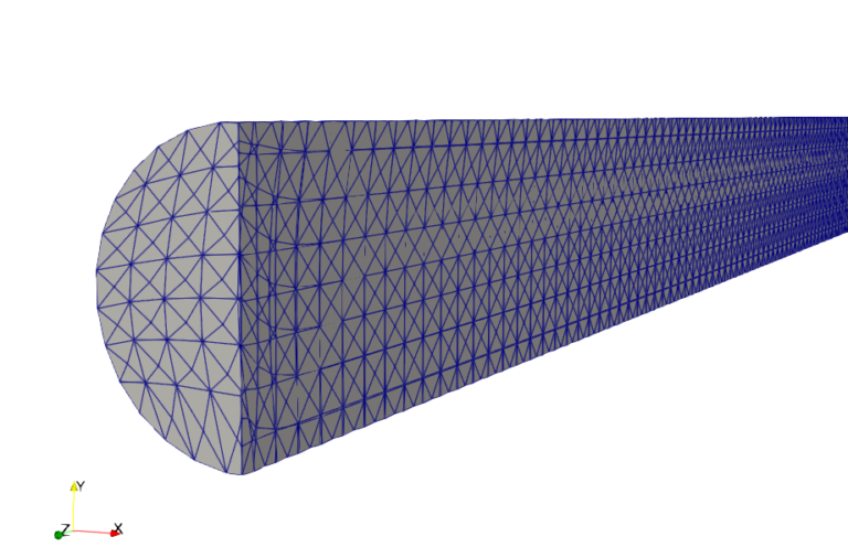 【OpenFOAM(円筒内の流れ)】cfMeshでメッシュ作成(3)｜宇宙に入ったカマキリ