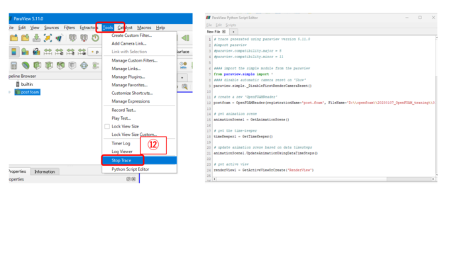 【ParaView自動化入門】操作を記録して画像を出力｜宇宙に入ったカマキリ